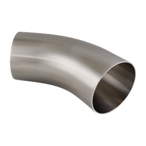 4" 316L ASME BPE Butt Weld 45 Degree Elbow