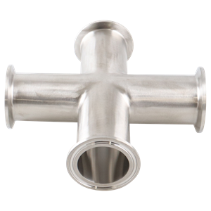 1" 316L ASME BPE Tri-Clamp Cross