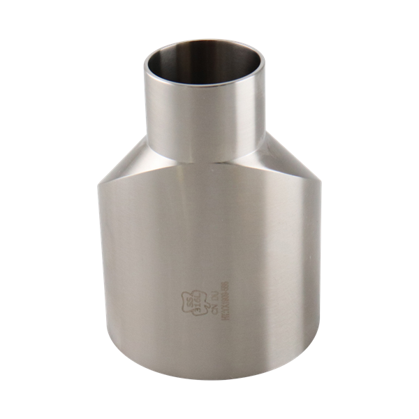 3" X 1.5" 316L ASME BPE Weld Eccentric Reducer