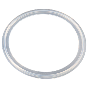 40MP-PX-4 - Gasket 4" Tri-Clamp Type I Clear Platinum Cured Silicone ...