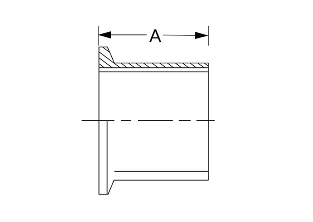 4" 304 Pipe Size Heavy Wall Ferrule